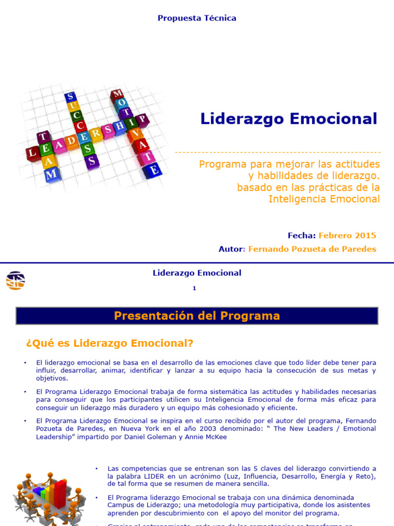 Liderazgo Emocional | PDF | Liderazgo | Las emociones