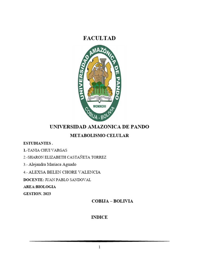 METABOL | PDF