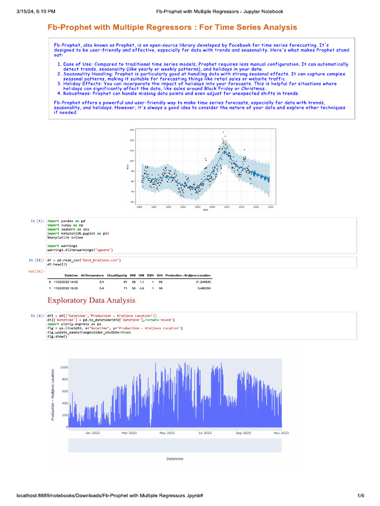 Time Series Analysis | PDF