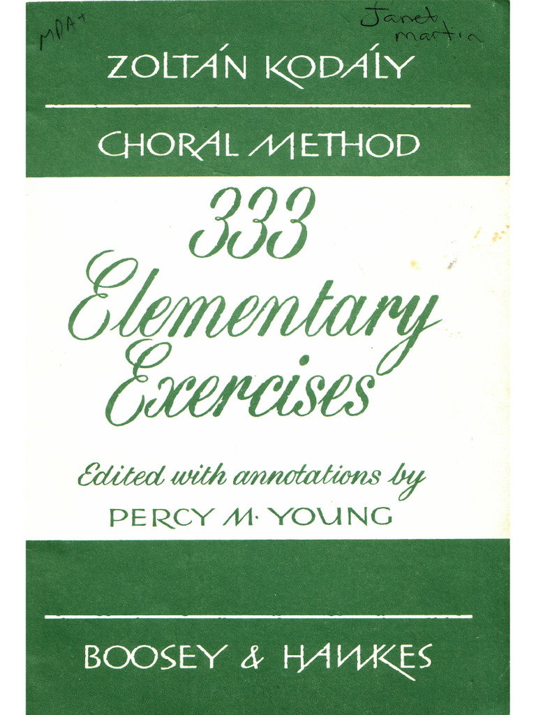 KODALY - Elementary-Exercises-Kodaly | PDF