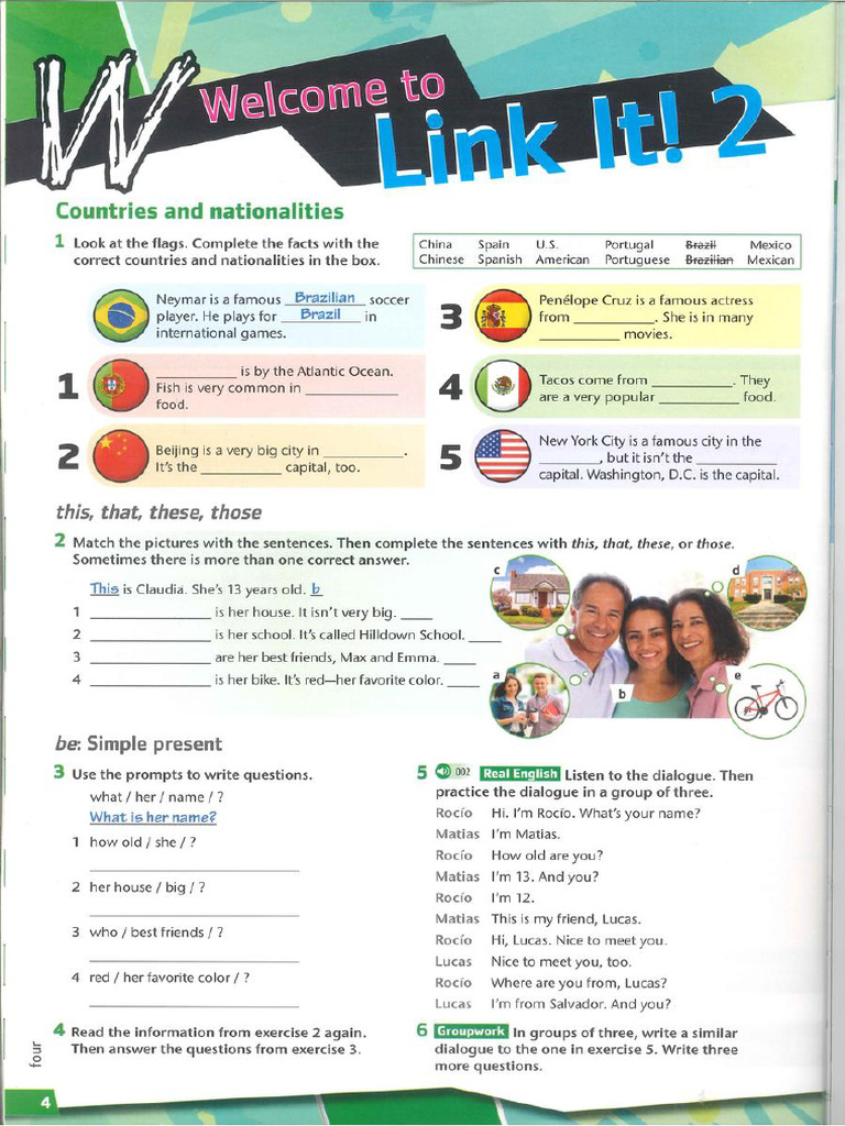 Link It 2.WELCOME UNIT | PDF