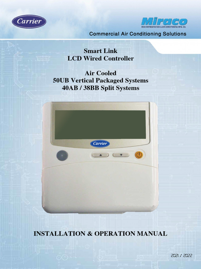 Smart Link LCD Controller Manual | PDF | Electric Heating | Electrical ...
