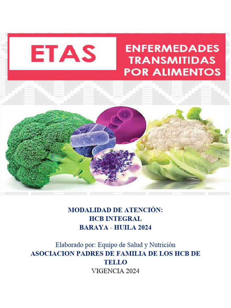 HCB Etas 2024 Asoc HCB Tello | PDF | Salmonela | Alimentos