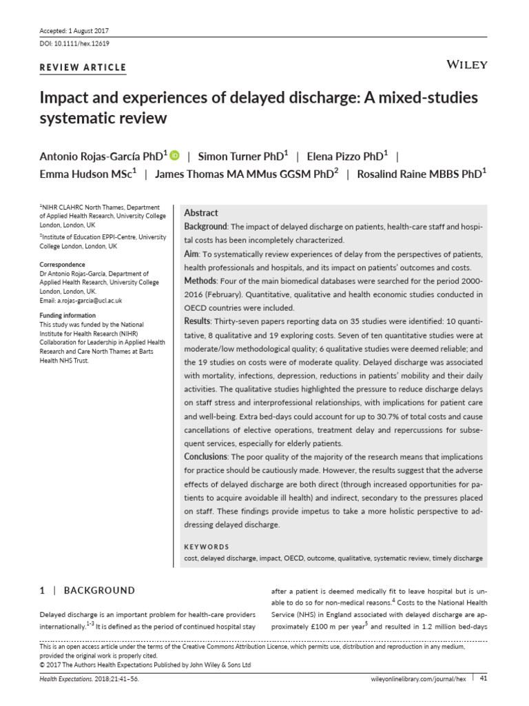 Hex 21 41 | PDF | Systematic Review | Patient