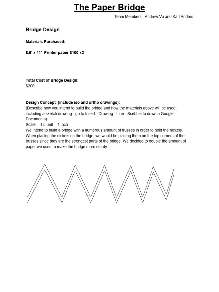 TDJ3M - U3 L2 - The Paper Bridge | PDF