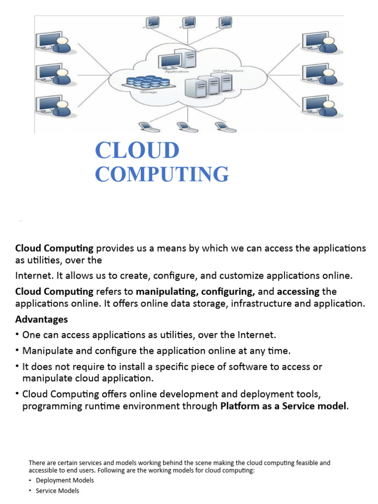 Cloud Computing | Download Free PDF | Cloud Computing | Software As A Service