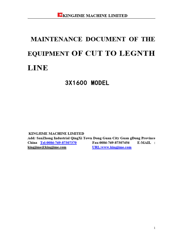 3x1600 MAINTENANCE OF CTL | PDF | Pump | Valve