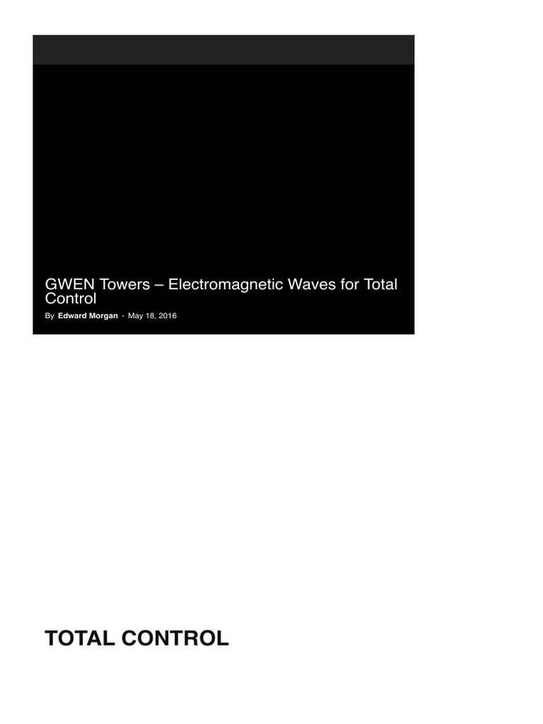 GWEN Towers - Electromagnetic Waves For Total Control - Prepare For ...