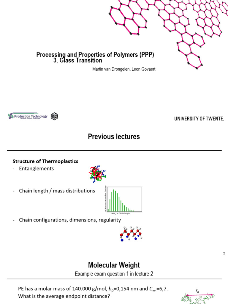 3 - Glass Transition_PPP | PDF | Polymers | Temperature