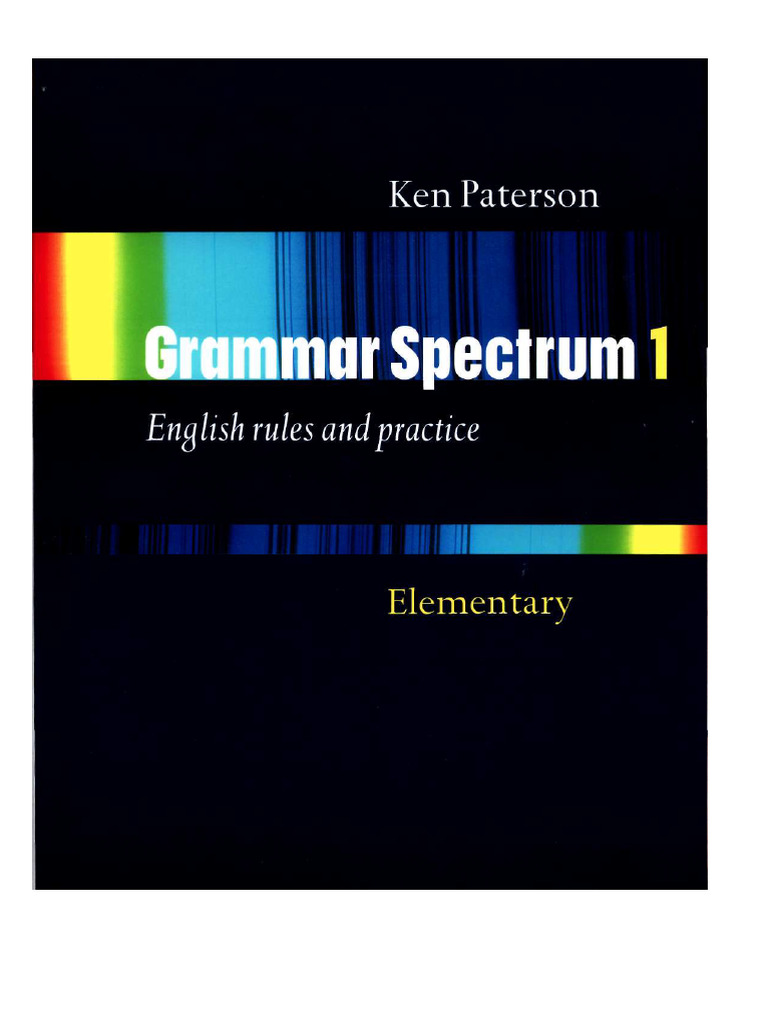 Grammar - Spectrum - 1 - Elem With Key | PDF
