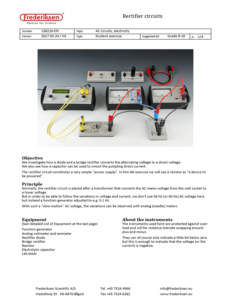 EN Rectifier Circuits | PDF | Rectifier | Voltage