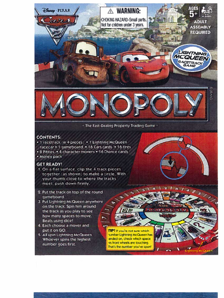 Monopoly Cars 2 | PDF