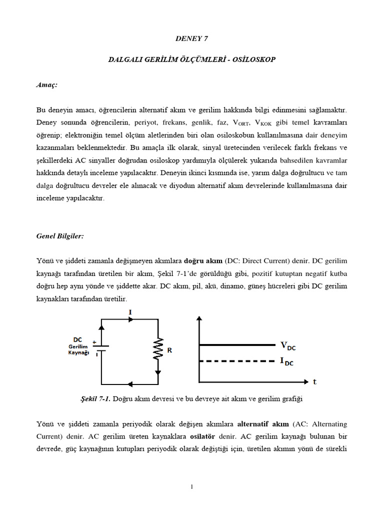 Deney 7 | PDF
