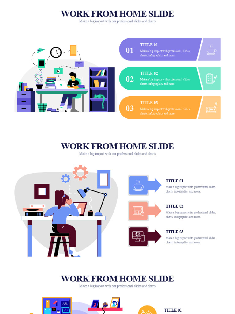 Work From Home Slides | PDF | Visual Journalism | Visualization (Graphics)