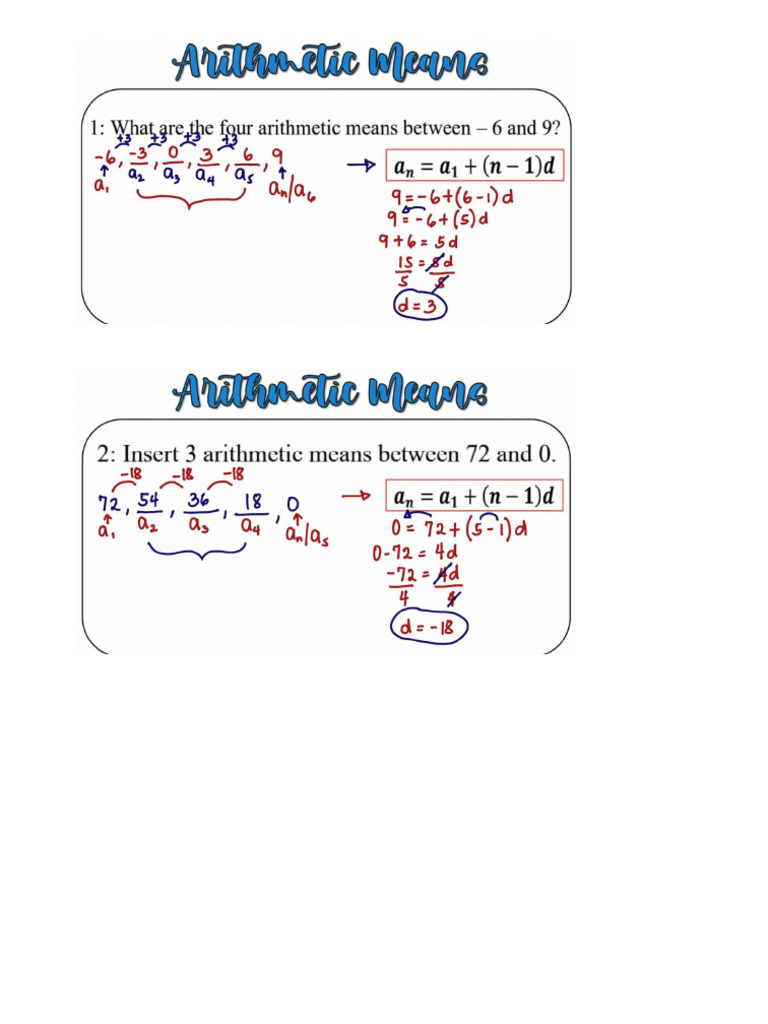 A Sequence Is An Arithmetic Sequence If It Has Common Difference Pdf 3220