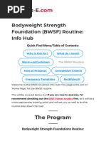 XBX Plan For Women | PDF | Foot | Human Leg