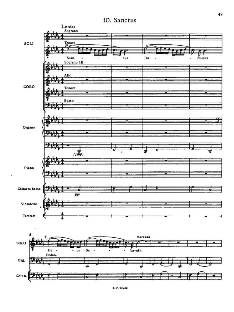 10 Sanctus - 1 | PDF