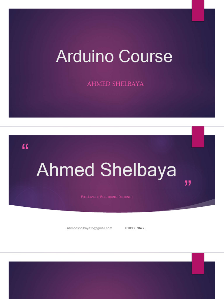 Arduinocourse 180308074529 | PDF | Embedded System | Microcontroller