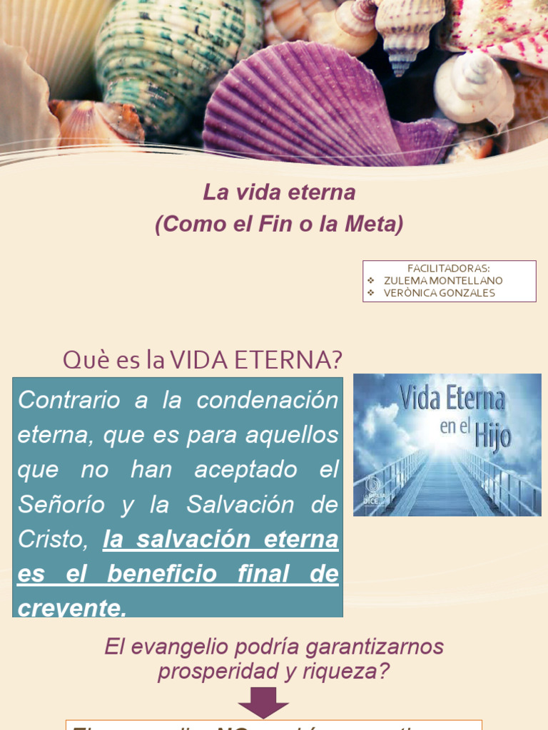 La Vida Eterna | PDF | Vida eterna (cristianismo) | Salvación