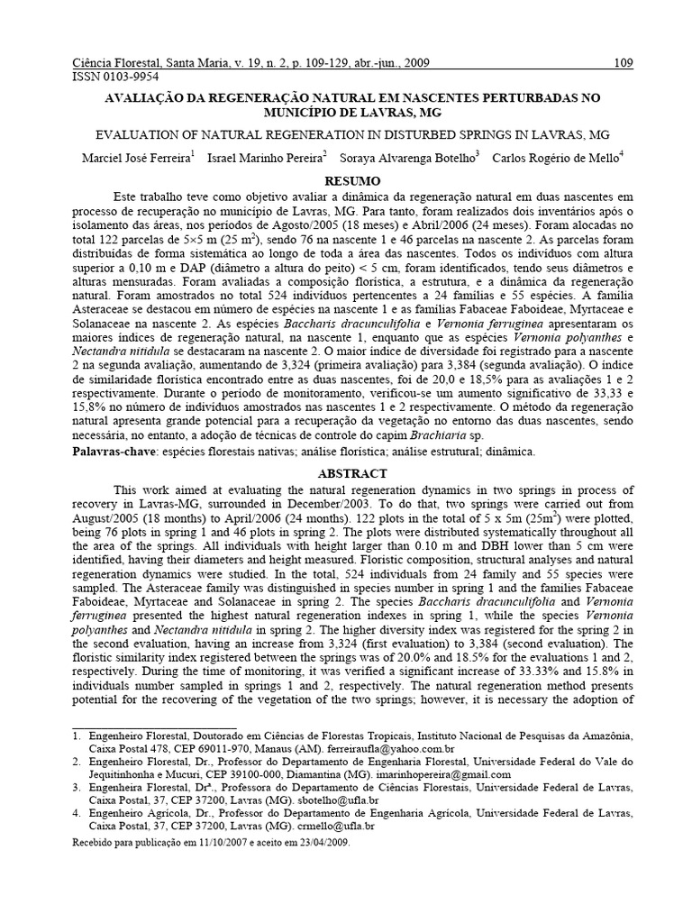 Artigo 2 | PDF | Umidade | Espécies