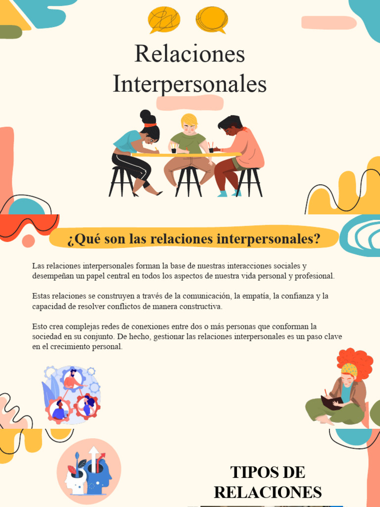 Relaciones Interpersonales | PDF | Comunicación | Relaciones ...