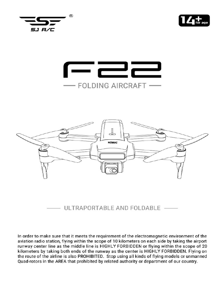 Manual SJRC F22 | PDF
