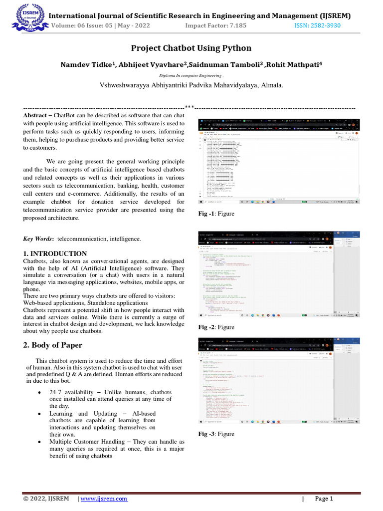 Project Chatbot Using Python | PDF | Artificial Intelligence ... Project Chatbot Using Python | PDF | Artificial Intelligence ...