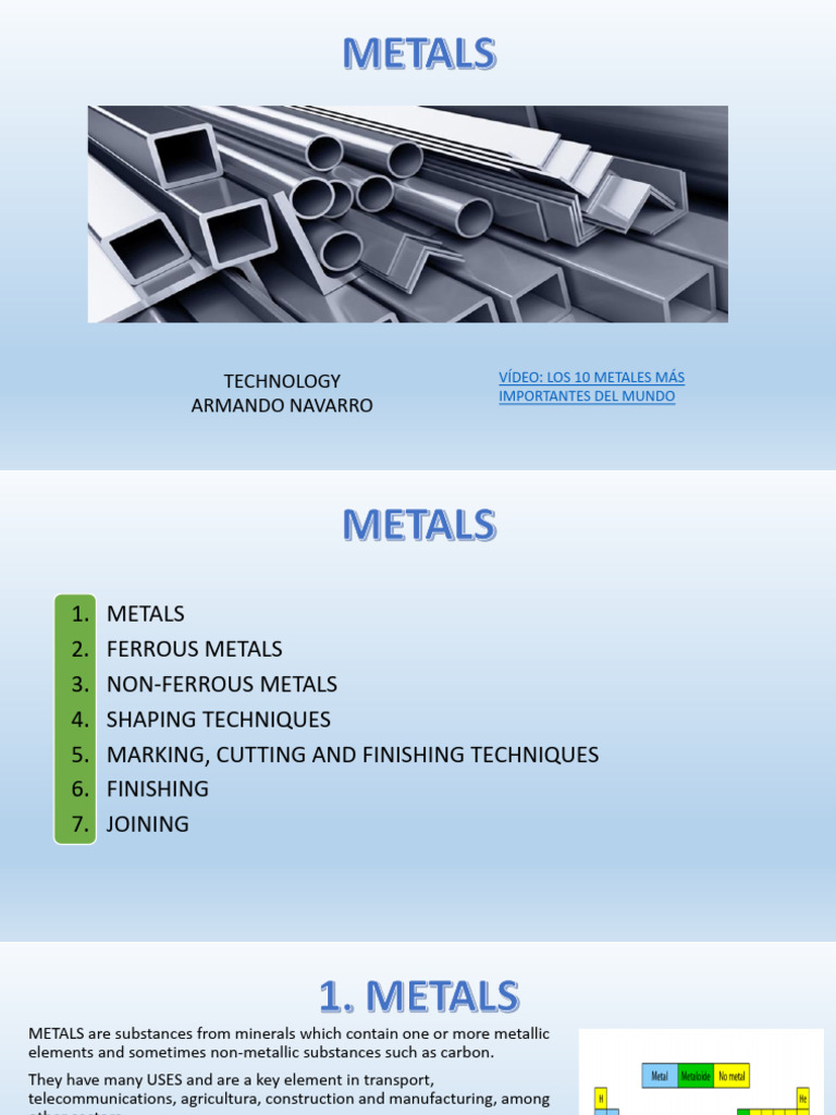Presentation Metals | PDF