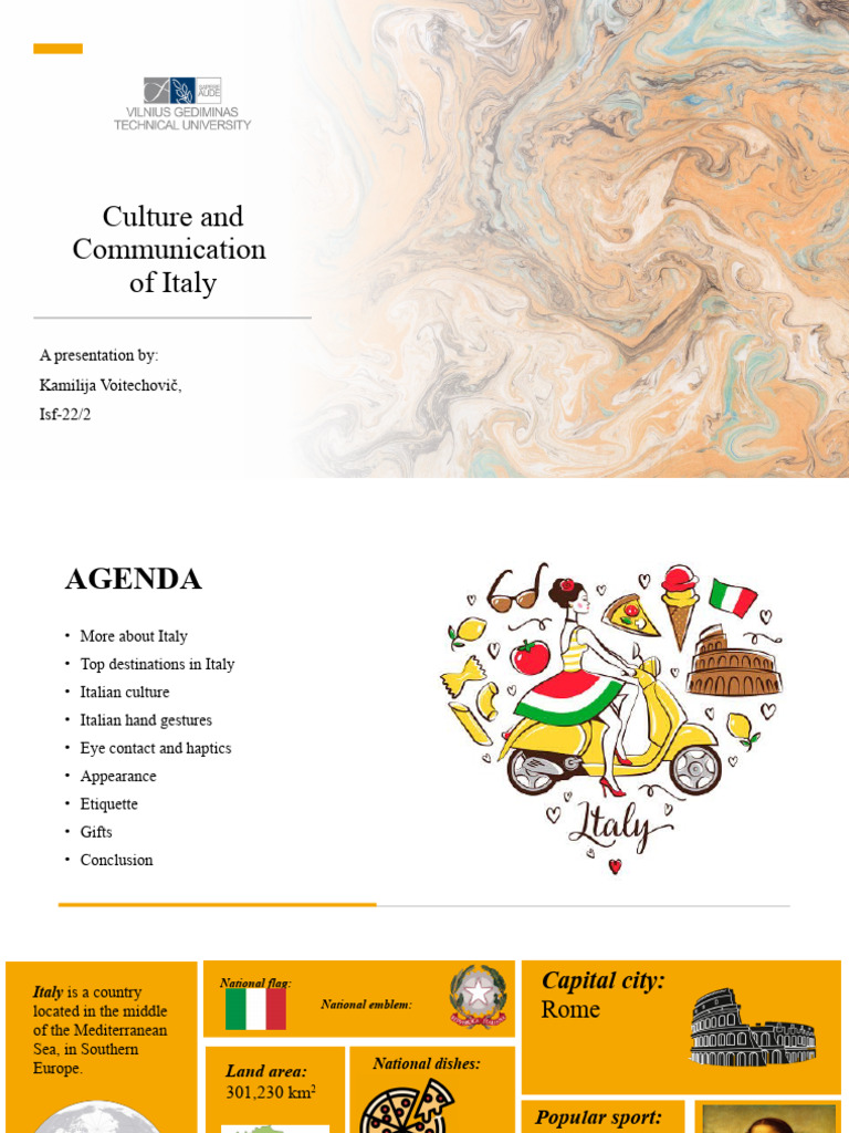 ITALY Culture and Communication | PDF | Italy | Gesture