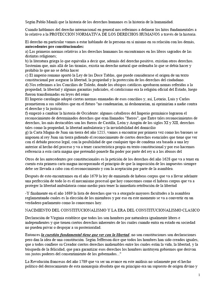 Manilli Evolucion | PDF