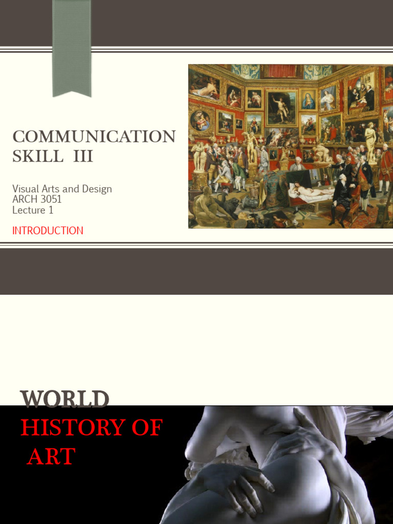 Lecture 1 What is Art History (1) | PDF