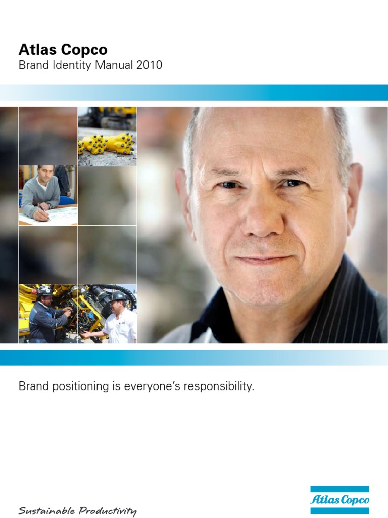 Atlas Copco Brand Identity Manual 2010 | PDF | Logos | Brand