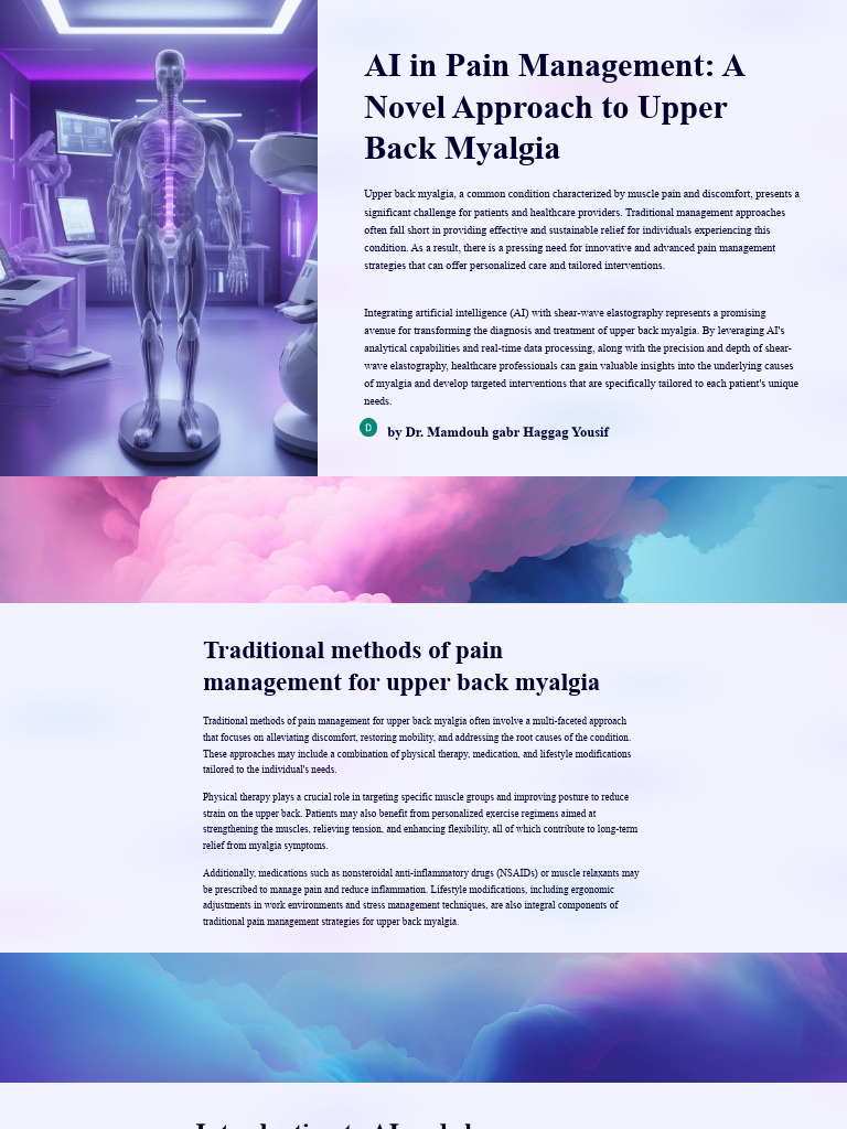 AI & Elastography in Back Pain Management | PDF | Artificial ...