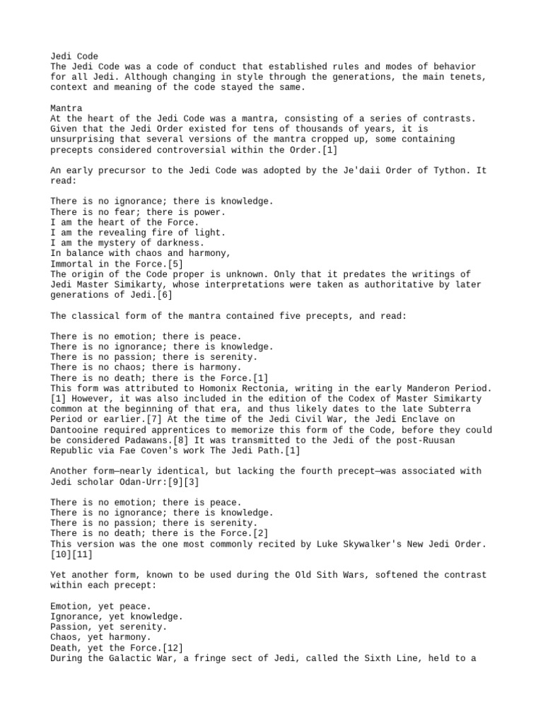 Codigo Jedi | PDF | Jedi | Obi Wan Kenobi