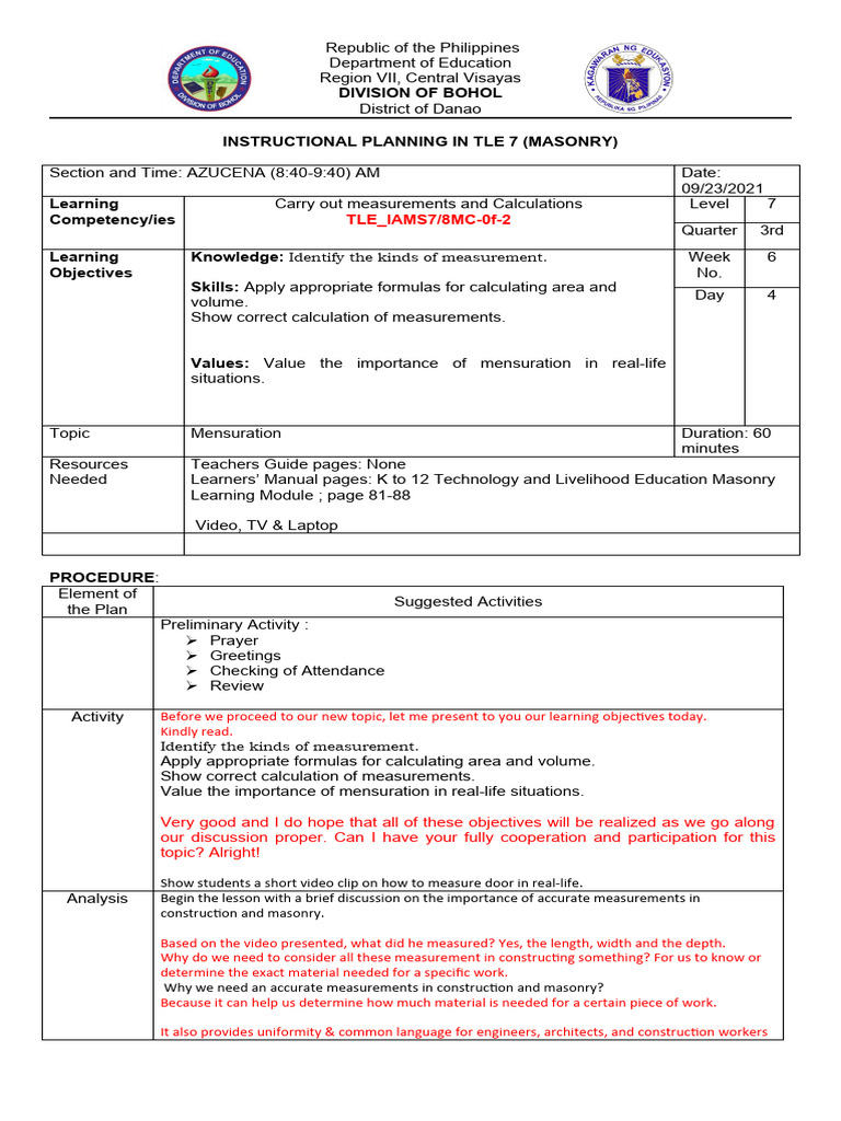 Iplan COT G2 (MASONRY) | PDF