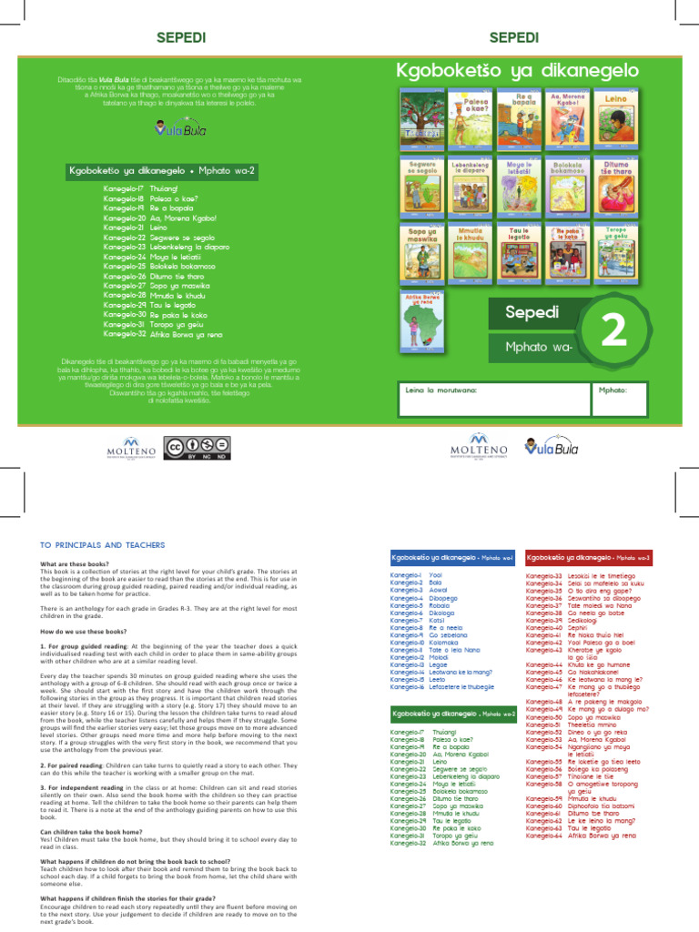 Sepedi Short Stories for Grade 2 | PDF | Linguistics | Languages