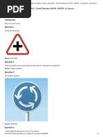 UK Road Signs Cheat Sheet and Flashcards | PDF