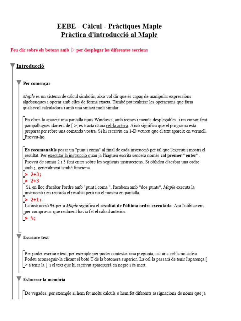 00 Intro-Maple Solution | PDF