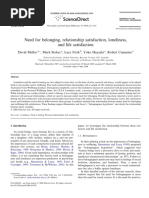 Social Connectedness Scale | PDF | Psychology | Psychotherapy