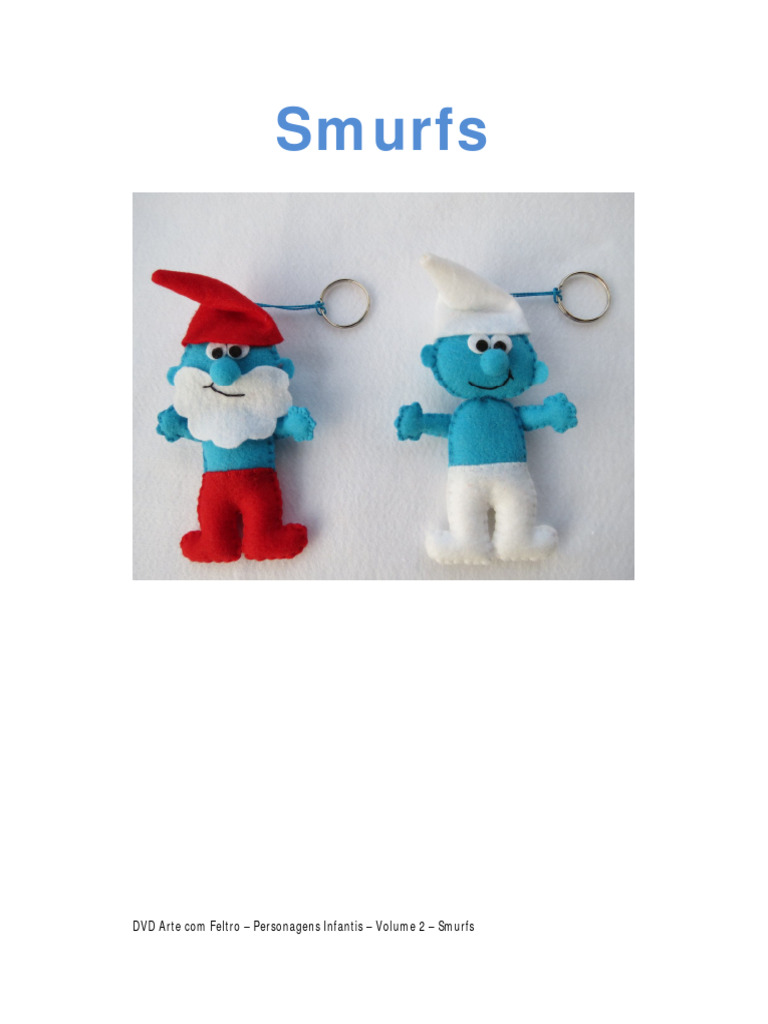 Smurf - Arte Com Feltro | PDF