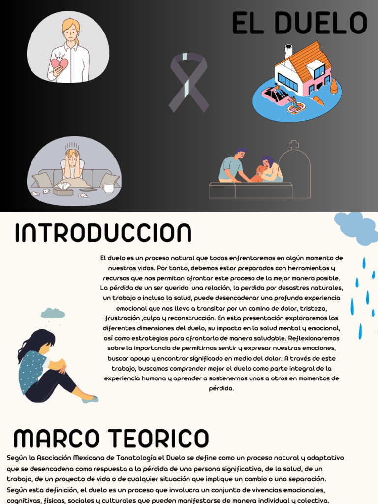Estrategias para afrontar el duelo | PDF | Dolor | Las emociones