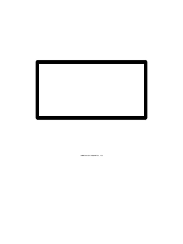 Rectangulo para Colorear | PDF