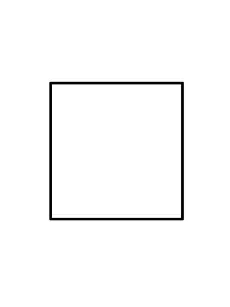 cuadrado para colorear | PDF