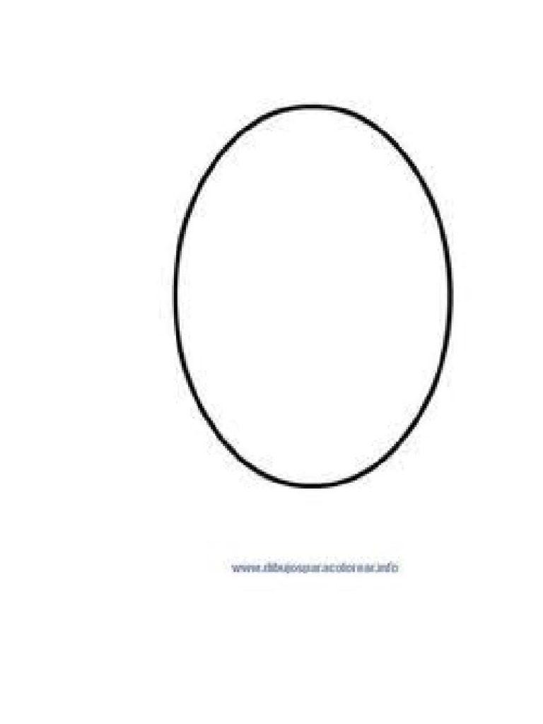 Ovalo para Colorear | PDF