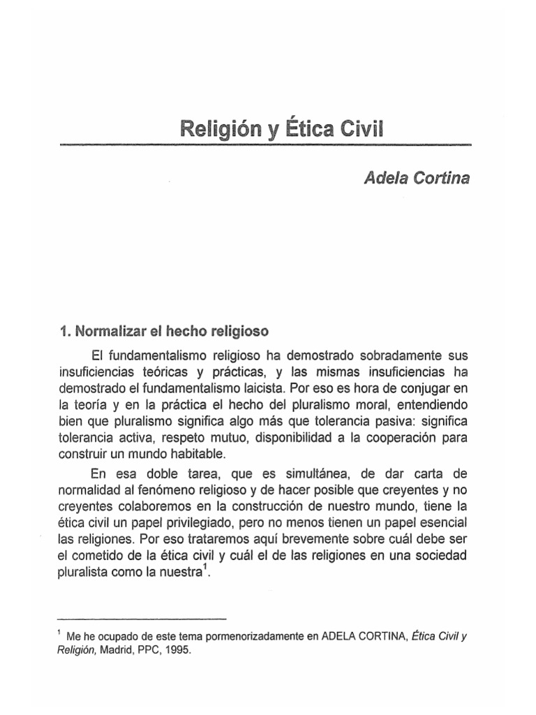 PDF Ética Religiosa | PDF