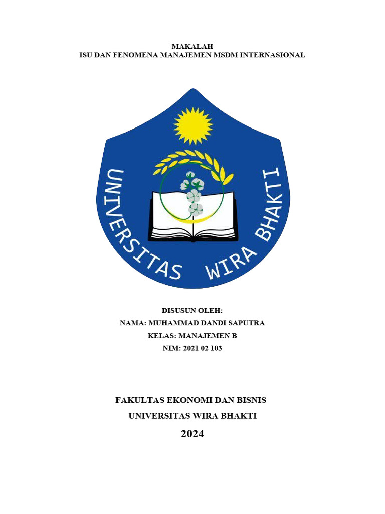 Tugas MSDM Muhammad Dandi Saputra | PDF Tugas MSDM Muhammad Dandi Saputra | PDF