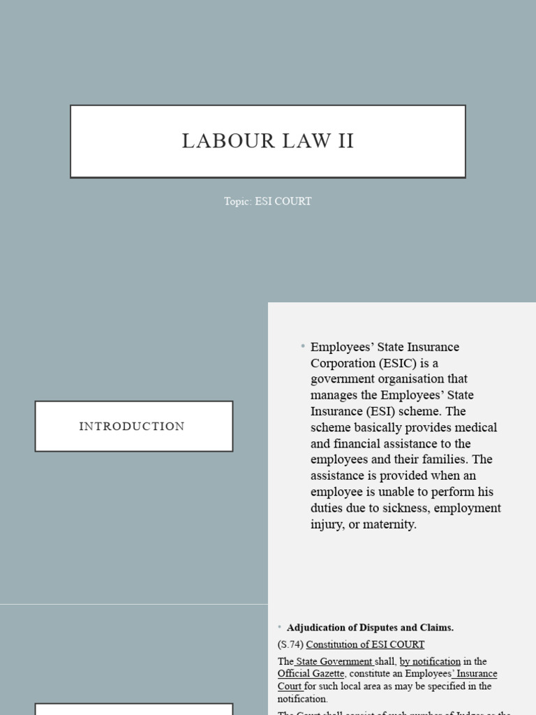 Esi Court | PDF | Common Law | Public Law
