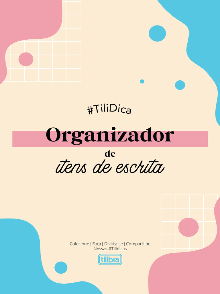 Molde Organizador de Escrita | PDF