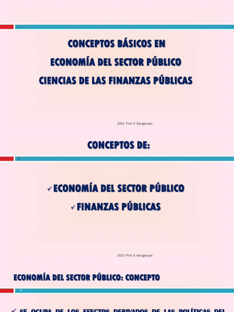 2022 Conceptos Fzas. Pub. Ec. Sec. Publico | PDF | Mercado (economía) | La distribución del ingreso