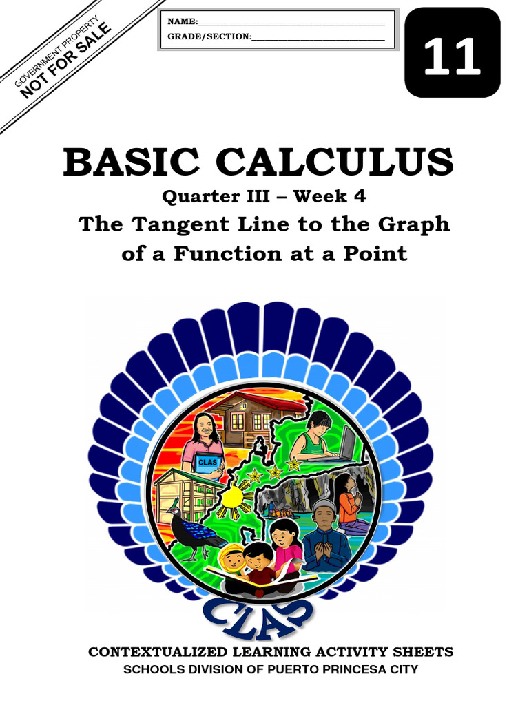 Basic Calculus - q3 - CLAS4 - The Tangent Line To The Graph of A ...
